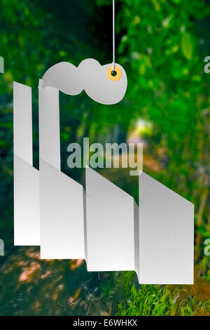 Factory Paper Cut out Stock Photo - Alamy