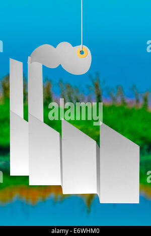 Factory Paper Cut out Stock Photo - Alamy