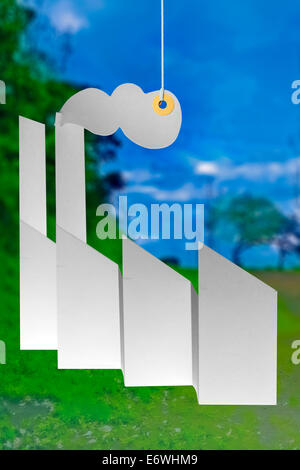 Factory Paper Cut out Stock Photo - Alamy