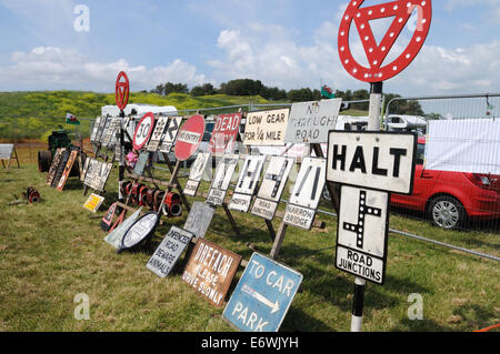Old road signs Stock Photo - Alamy