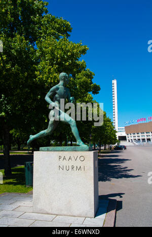 Statue of Paavo Nurmi, the Flying Finn Stock Photo - Alamy