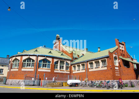 Helsinki, Finland. Hietalahti Market Hall Located In Old Market Hall ...