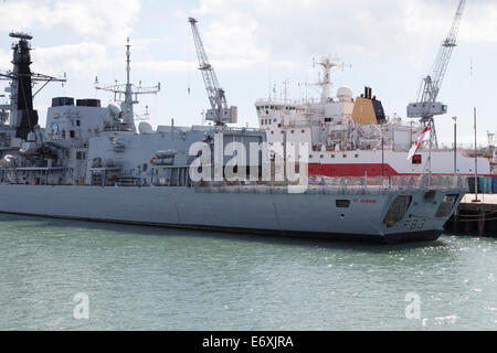 HMS St Albans F83 is a Type 23 frigate Royal Navy portsmouth uk gb ...