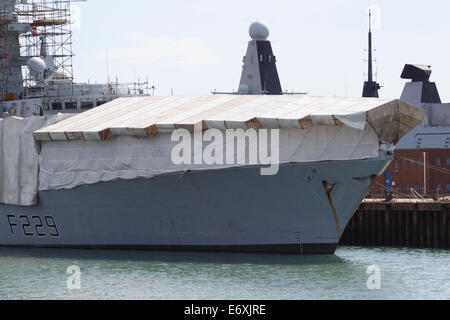 HMS Lancaster 'Duke' class Type 23 frigate F229 portsmouth docks Stock ...
