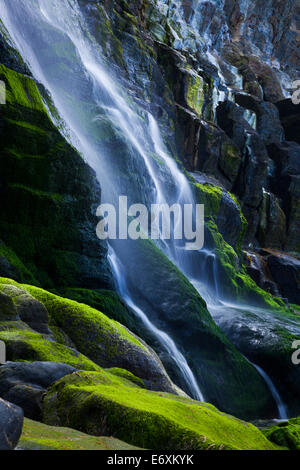Waterfall, Tresaith Beach, Ceredigion, West Wales, U.K Stock Photo - Alamy