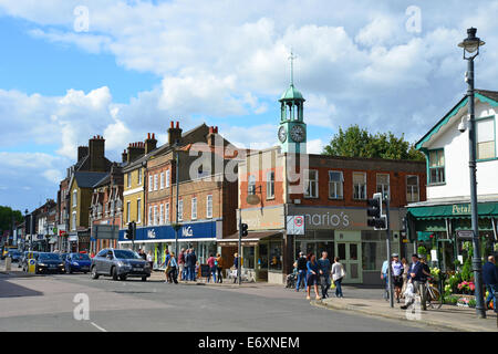 Berkhamsted town centre high street Hertfordshire, England, United ...