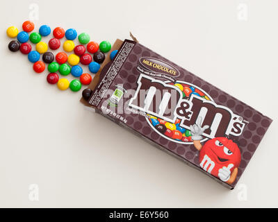 "Plain" M&M's chocolate candy. Produced by Mars, Inc Stock Photo - Alamy