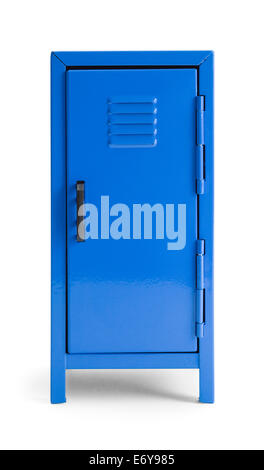 Closed Metal Locker Isolated on White Background. Closed Metal Locker ...