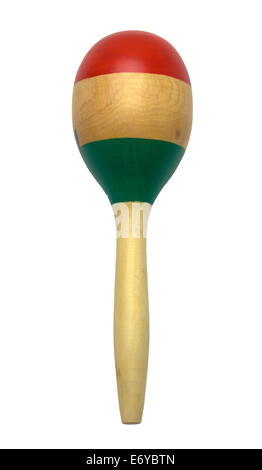 Cross Wooden Mexican Maracas Isolated on White Background Stock Photo ...