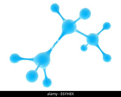 Propane, C3H8, molecule model and chemical formula. Organic chemical ...