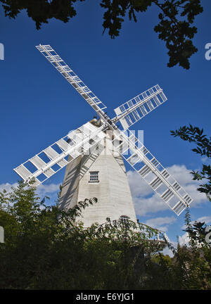White Windmill Shipley West Sussex Stock Photo - Alamy