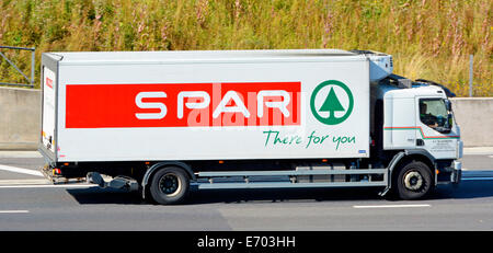 A Spar delivery truck Stock Photo - Alamy