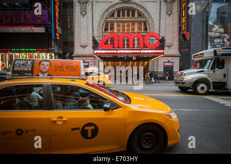 The AMC 25 Theatres in Times Square in New York is seen on Tuesday ...