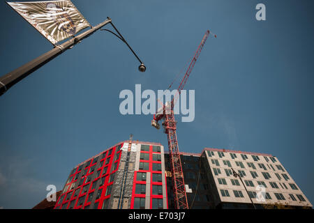 The unfinished Atlantic Yards project by Forest City Ratner in Brooklyn ...