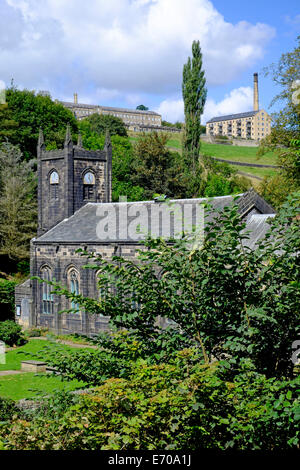 Oats Royd Mill, in the Luddenden Valley, Calderdale, West Yorkshire ...