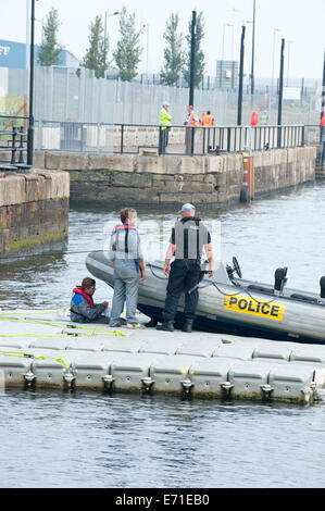 Police patrol in Cardiff ahead of the New Year. Picture date: Saturday ...
