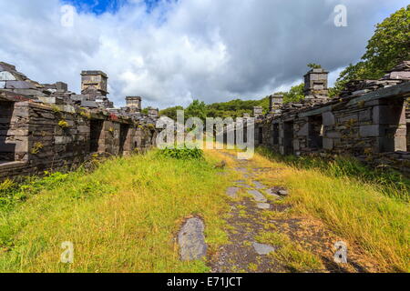 Anglesey Barracks, Dinorwig Slate Quarry, Snowdonia, Wales Stock Photo ...