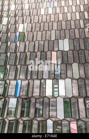 Harpa, the new concert hall. Reykjavik, the capital of Iceland during ...
