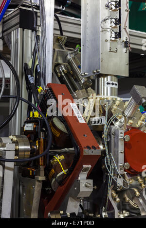 Complex equipment on a linear accelerator at the TRIUMF laboratory in ...