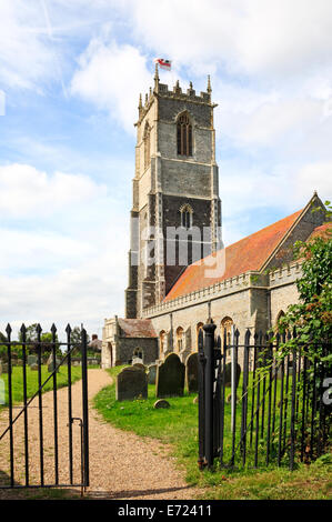 Entrance Porch All Saints Church High Laver Essex Stock Photo - Alamy