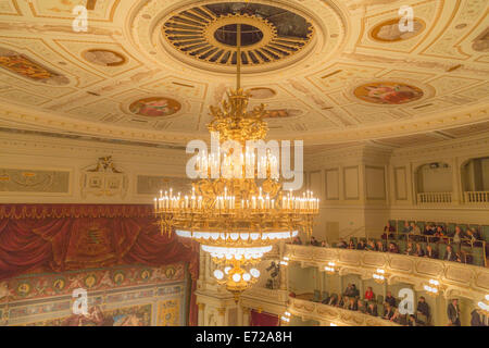 Interior of the Semper Opera House, Dresden, Saxony, Germany, Europe ...