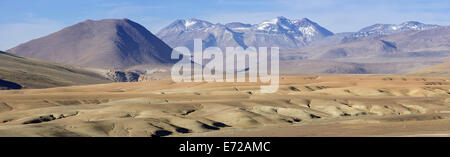 Chile, Antofagasta Region, San Pedro de Atacama, Sunset on Valle de la ...