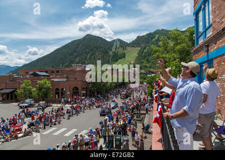4th of July parade in Aspen, Colorado, USA Stock Photo - Alamy