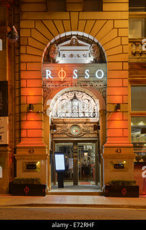 Rosso Restaurant, Manchester, United Kingdom. The trendy city centre ...