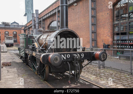 Number 9 Train Engine at MOSI - Museum of Science and Industry ...