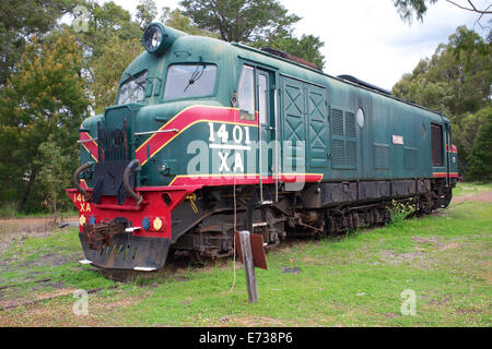 Diesel locomotive XA1401 Pedong, WAGR XA class 2-Do-2, at Dwellingup ...