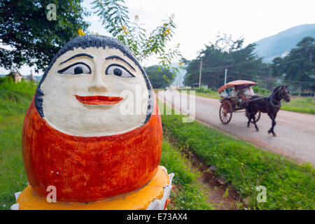 Temple decoration, Nget Pyaw Taw Pagoda, Pindaya, Myanmar (Burma), Asia ...