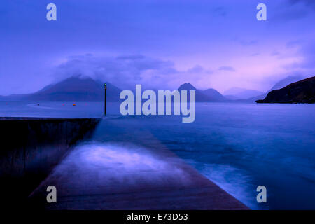 A View Across Loch Scavaig To The Southern Arc of The Cuillin Mountains ...