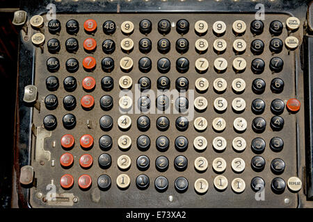 Ten Key adding machine from a museum Stock Photo - Alamy