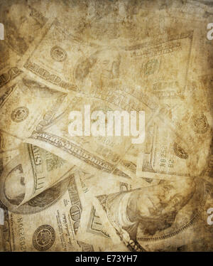American USD old money dollars banknote bills and coins, vintage retro ...