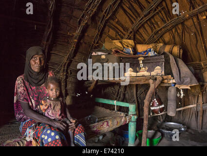 Traditional Afar Tribe House, Assaita, Afar Regional State, Ethiopia ...