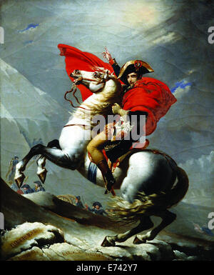'Napoleon Crossing the Alps' by Jacques-Louis David is a famous ...