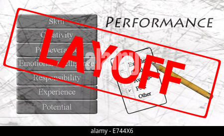 layoff stamp for adv or others purpose use Stock Photo - Alamy