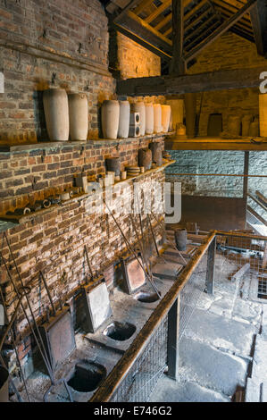 Crucible steel furnace, Abbeydale Industrial Hamlet, Sheffield Stock ...