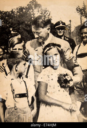 Adolf Hitler during the traditional meeting in the Munich ...