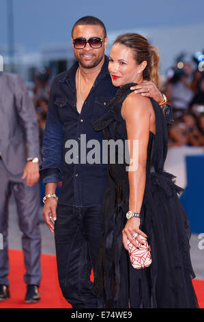 Shaggy and Rebecca Packer attending the 'Good Kill' premiere at the ...