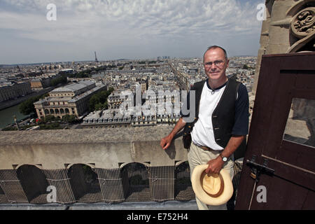 Portrait of Remi Riviere, an archeologist who lobbied for the reopening ...