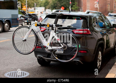 rear mounted bicycle rack Stock Photo - Alamy