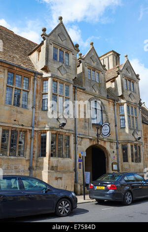 The Talbot Hotel, Oundle town, Northamptonshire, England, UK Stock ...