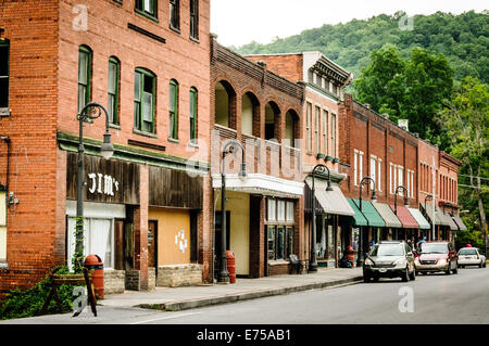 USA, West Virginia, Bramwell. National Coal Heritage Area, former coal ...