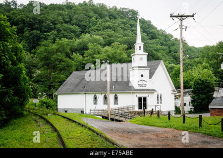 USA, West Virginia, Bramwell. National Coal Heritage Area, former coal ...