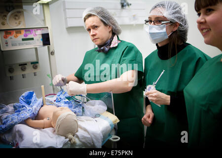 Simulation of workers Stock Photo - Alamy