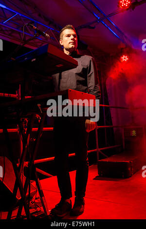 Segrate Milan Italy. 07th September 2014. Mike Hadreas known on stage ...