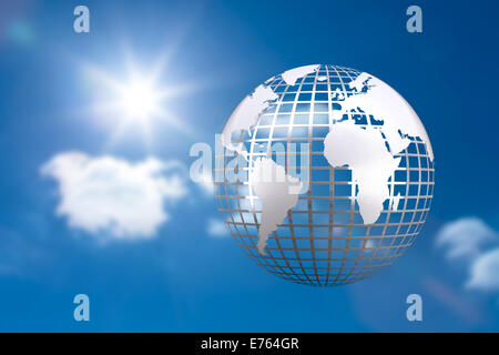 Composite image of silver earth Stock Photo - Alamy