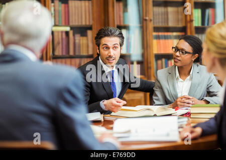 Lawyers in Conference Room Stock Photo - Alamy