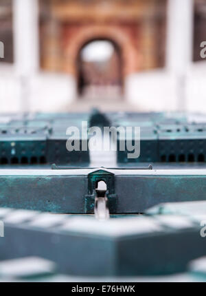 miniature model of fort george, scotland in line with its entrance ...